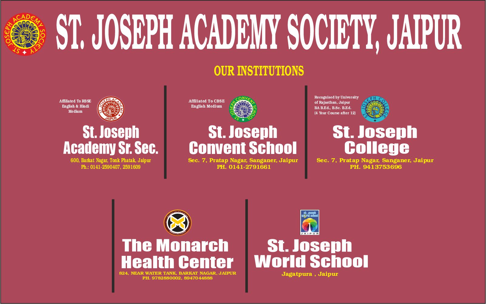 Welcome to St. Joseph Academy Society